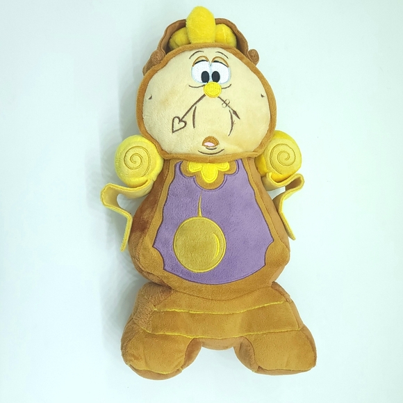 Disney | Toys | Disney Cogsworth Clock 4 Plush Store Exclusive Stuffed ...